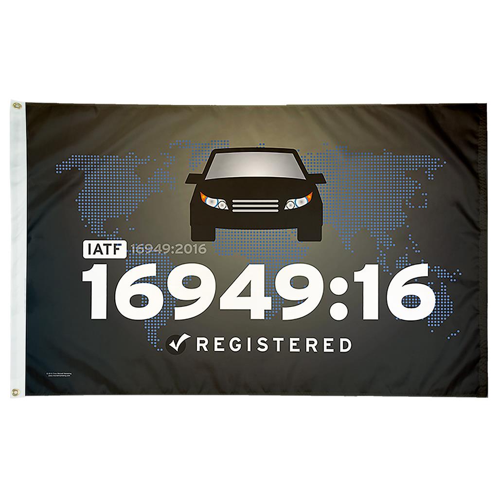 IATF 16949:16 Registered Flag | FlagandBanner.com