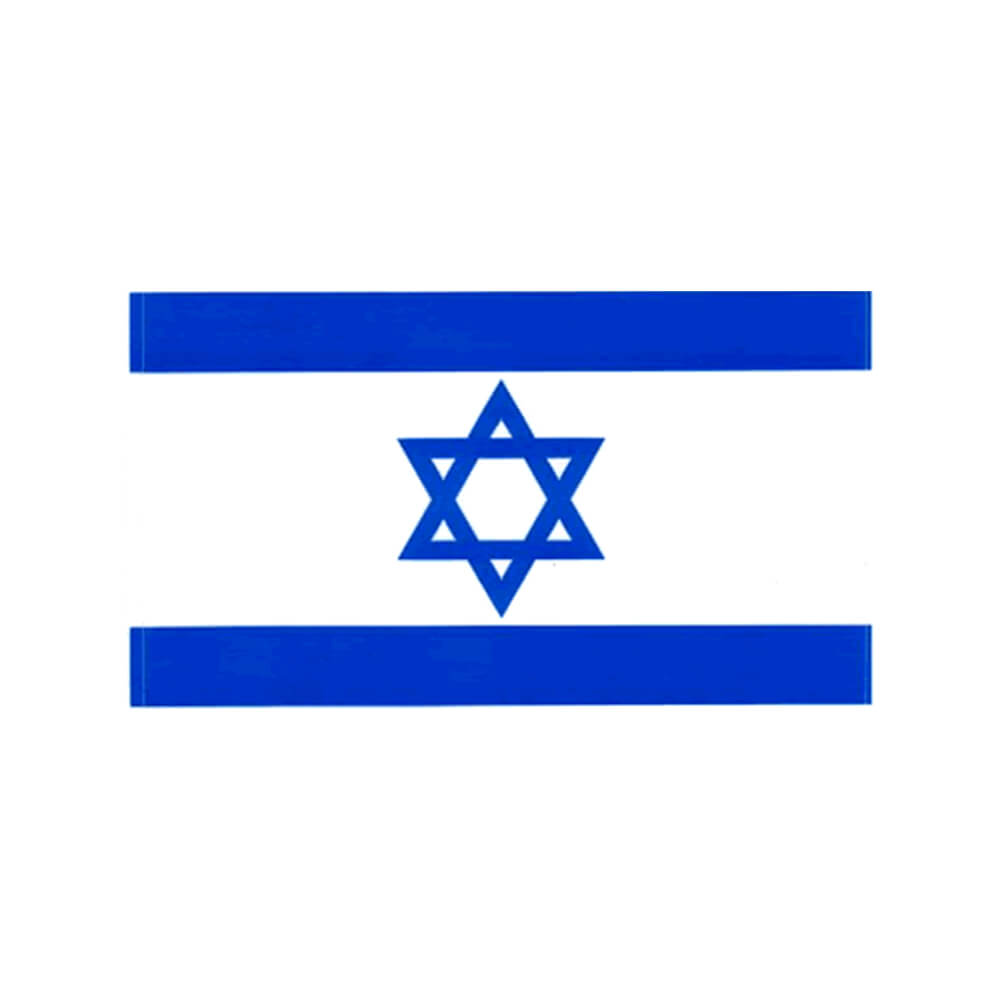 Israel Flag Decal | FlagandBanner.com