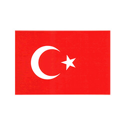 Turkey Flag Decal | FlagandBanner.com