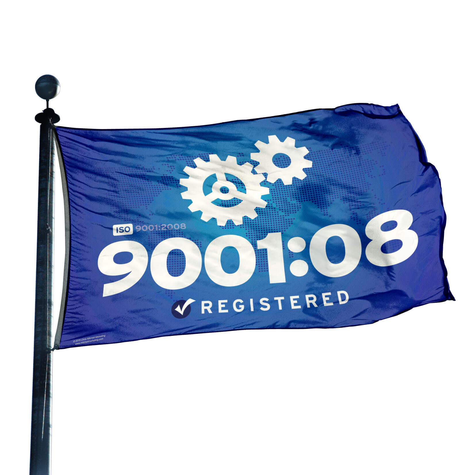 ISO 9001/2008 Flag | FlagandBanner.com