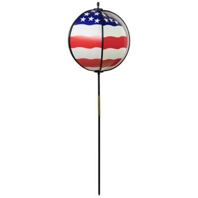Patriotic Magic Crystal Ball Spinner (10 in.) | FlagandBanner.com