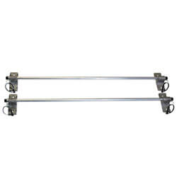 Wall or Column Mount Top & Bottom Aluminum Banner Bracket Kit ...