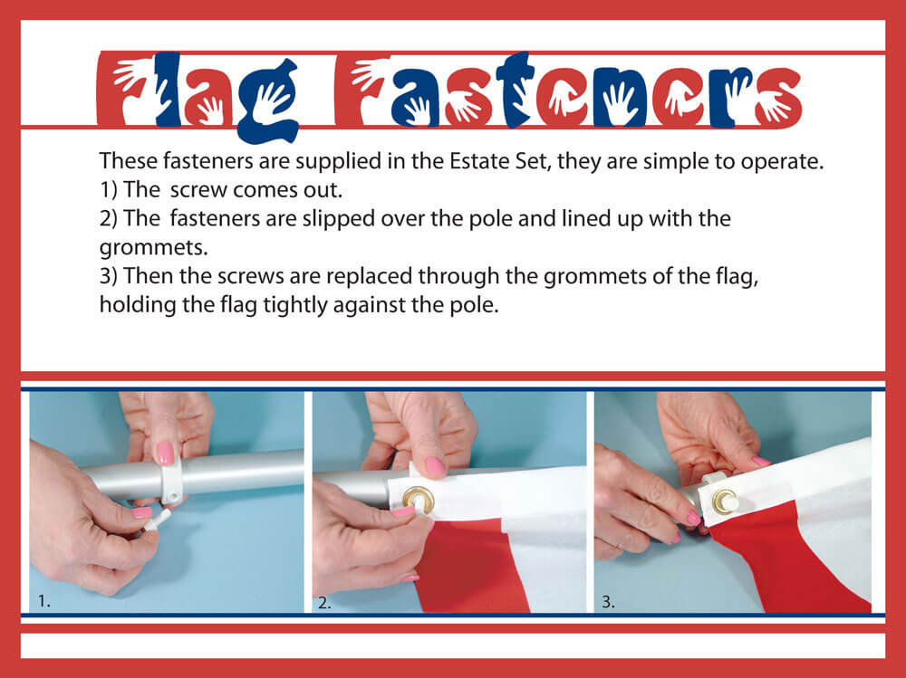 Estate Tangle-Free American Flag Kit | FlagandBanner.com