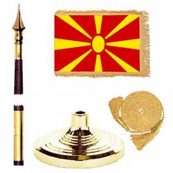 Republic of Macedonia Standard Flag Kit | FlagandBanner.com