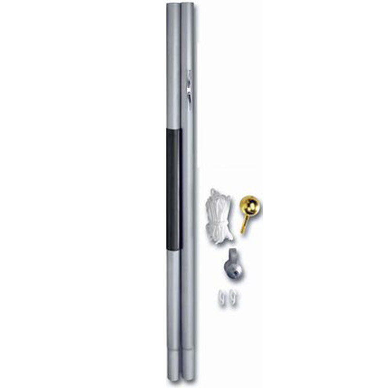 Ground Set Residential 10 ft. Flagpole Kit | FlagandBanner.com