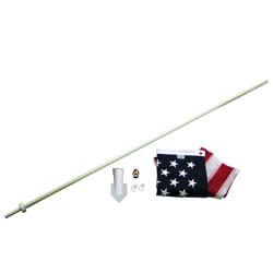 Pole with Tangle-free Ball Bearing Bracket 6 ft x 3/4 in ...