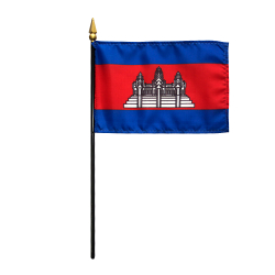 Cambodia Miniature Flag | FlagandBanner.com