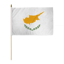 Cyprus Miniature Economy Polyester Flag (12 in. x 18 in ...