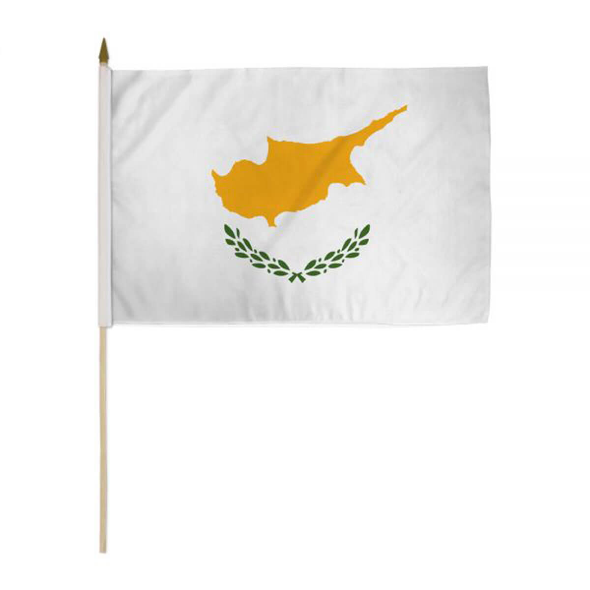 Cyprus Miniature Economy Polyester Flag (12 in. x 18 in ...