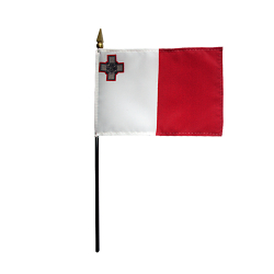 Republic of Malta Miniature Flag | FlagandBanner.com