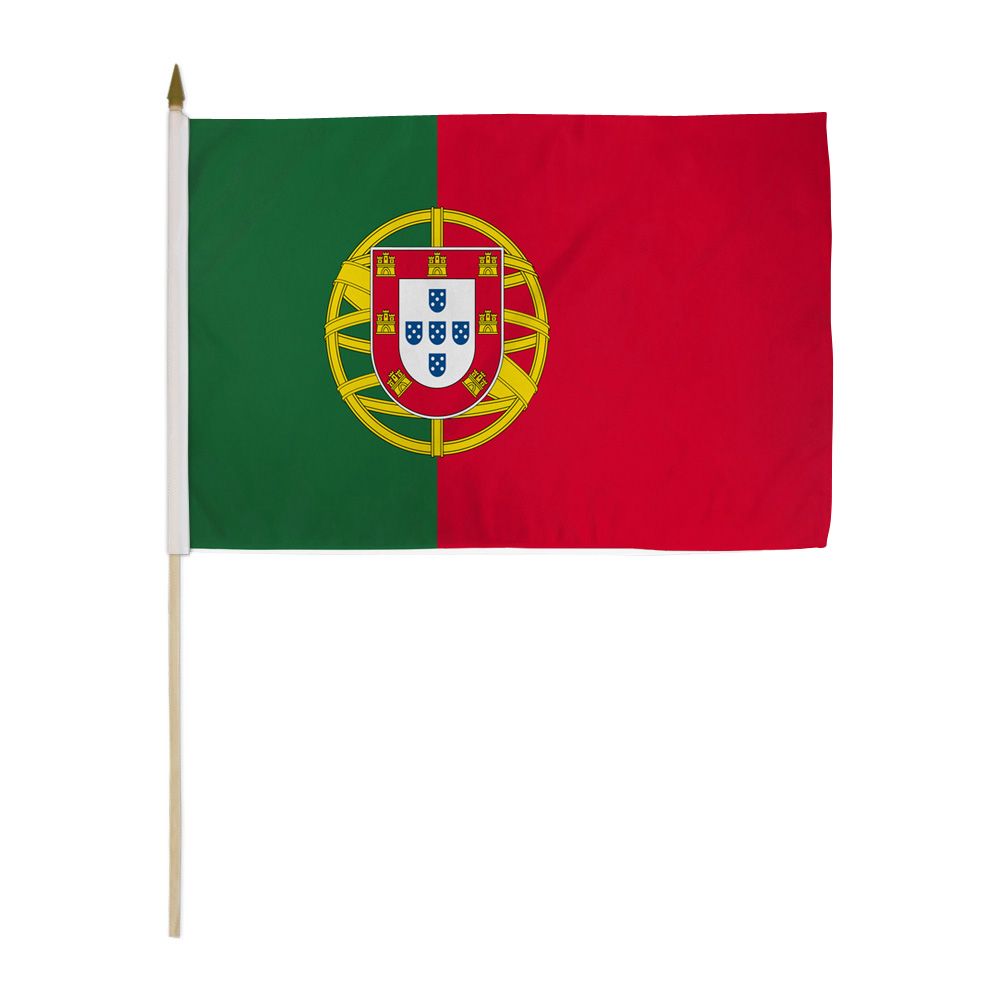 Portugal Miniature Economy Polyester Flag (12 in. x 18 in ...