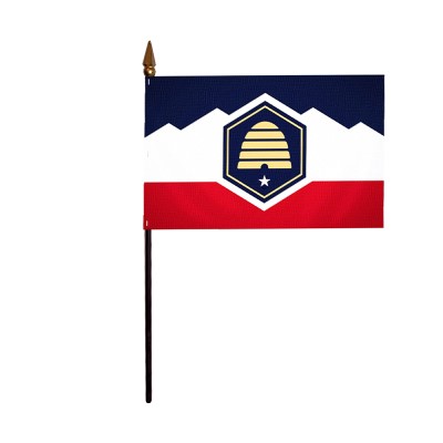 Utah Miniature Flag | FlagandBanner.com