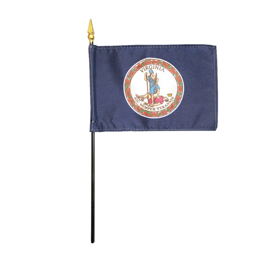 Virginia Miniature Flag | FlagandBanner.com