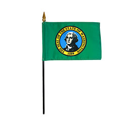Washington Miniature Flag | FlagandBanner.com