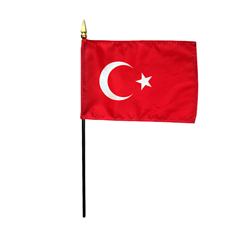 Turkey Miniature Flag | FlagandBanner.com
