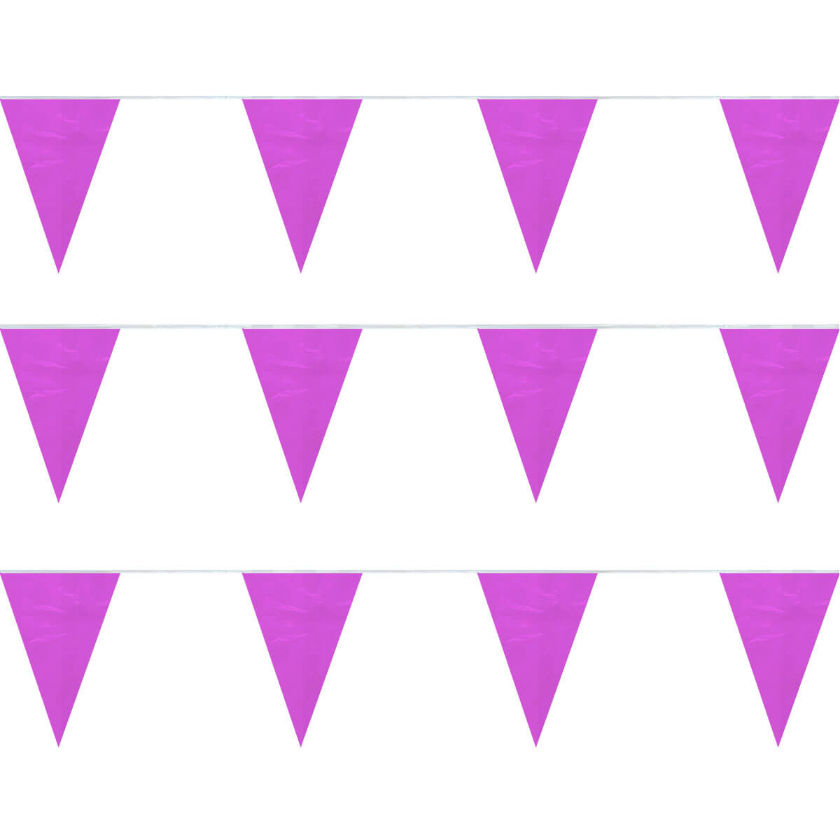Purple String Pennants | FlagandBanner.com