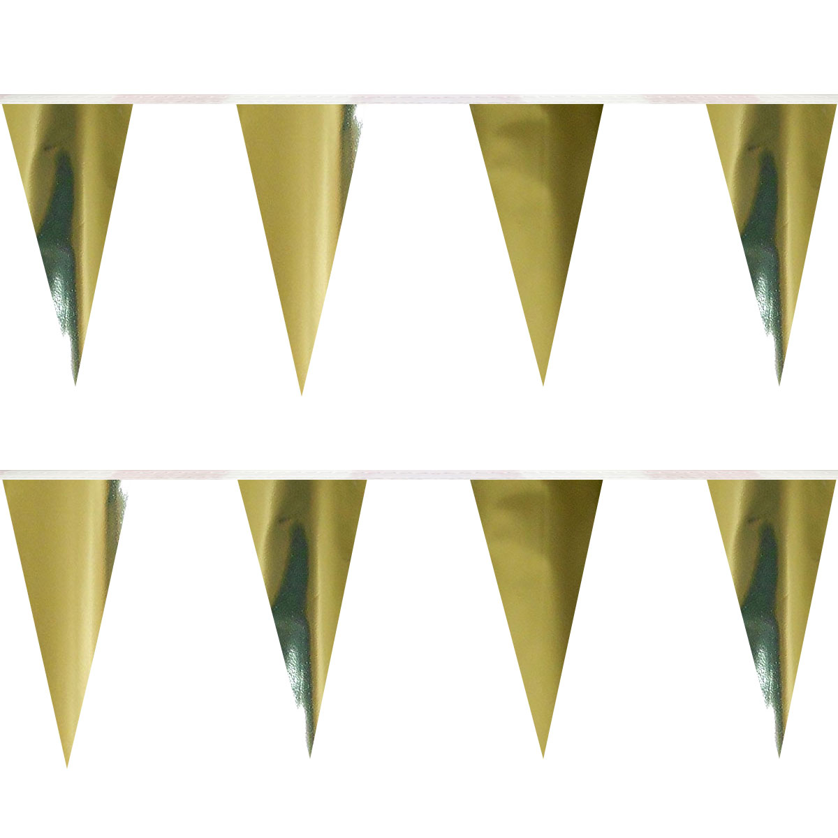 Gold String Pennants | FlagandBanner.com