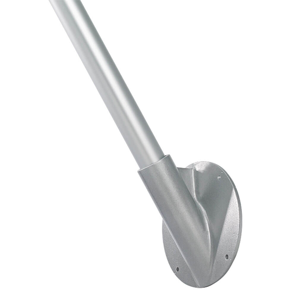 Outrigger Flag Pole, Straight Shaft, Round Bracket | FlagandBanner.com