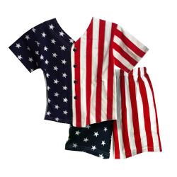 Stars and Stripes Kids Baseball Set | FlagandBanner.com