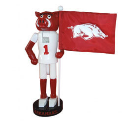 Arkansas Razorbacks Tusk Mascot Nutcracker | FlagandBanner.com