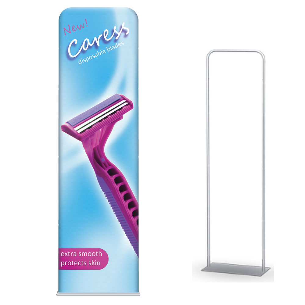 Pillowcase Double Sided Banner Stand (24 in x 72 in) | FlagandBanner.com