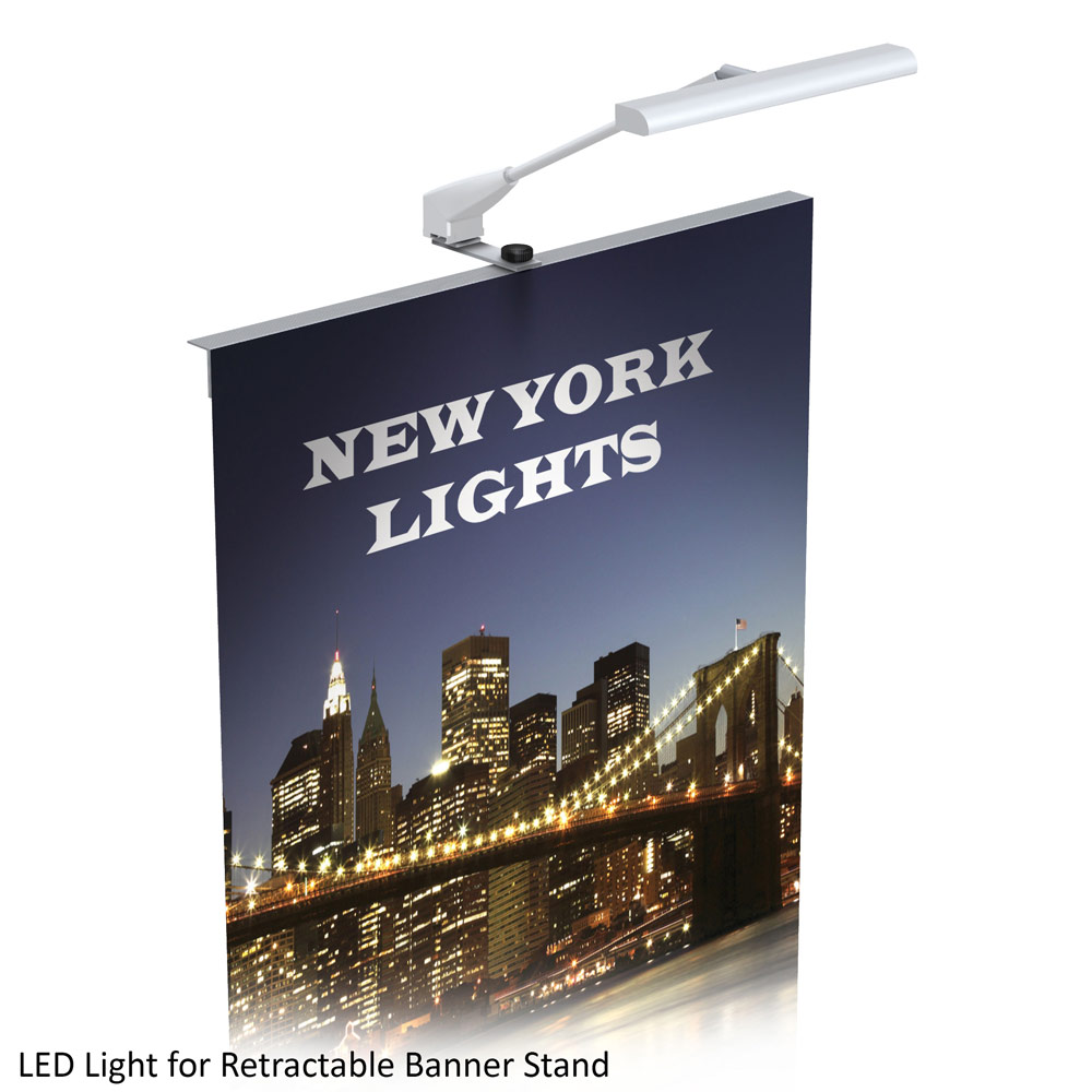 LED Light for Retractable Banner Stand | FlagandBanner.com