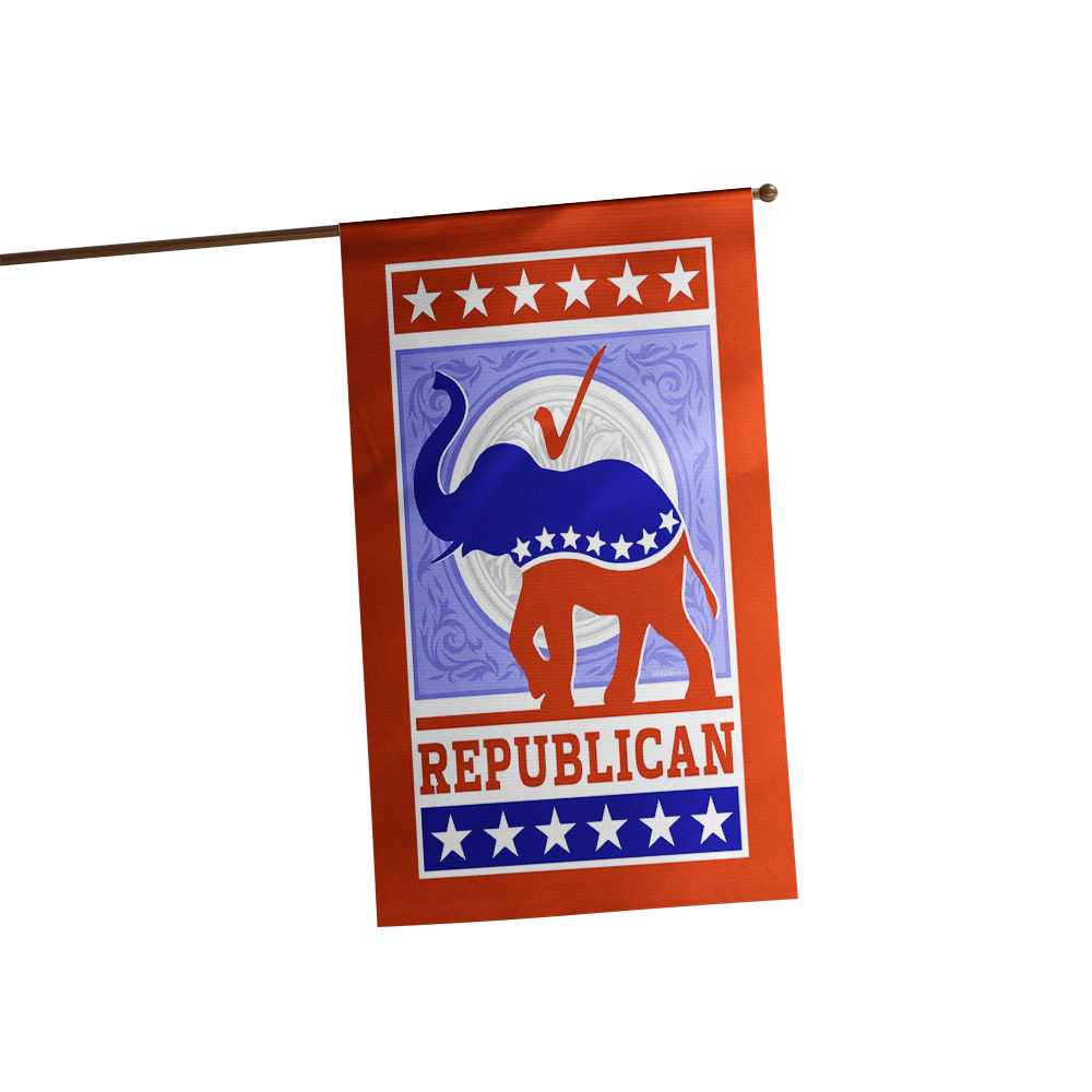 Vote Republican House Flag (28 in. x 40 in.) | FlagandBanner.com