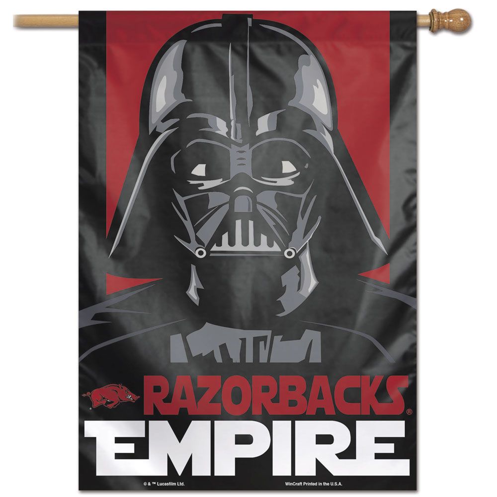 Razorbacks Empire House Flag (28 in. x 40 in.) | FlagandBanner.com