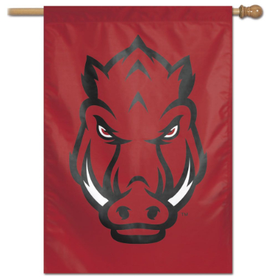 Arkansas Razorbacks House Flag (28 in. x 40 in.) | FlagandBanner.com