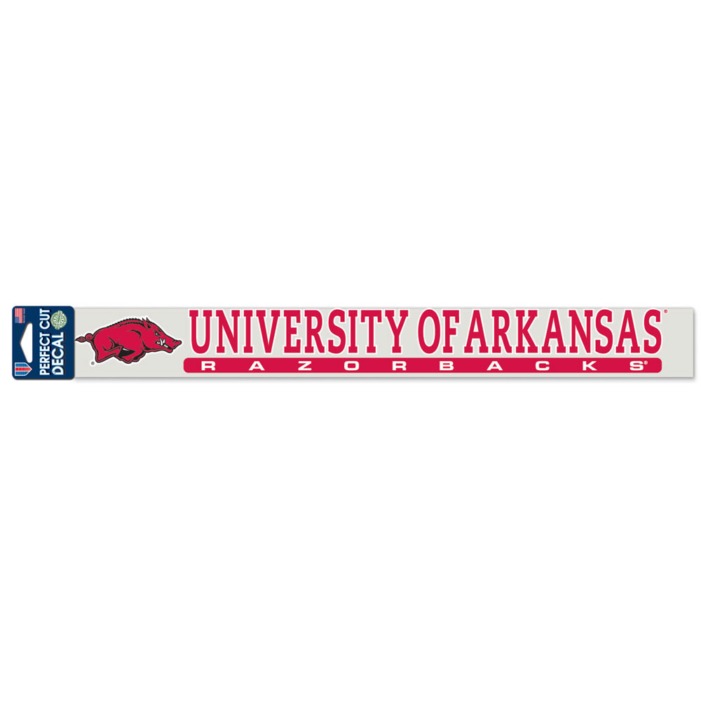 University of Arkansas Perfect Cut Decal, WINC32063014 | FlagandBanner.com