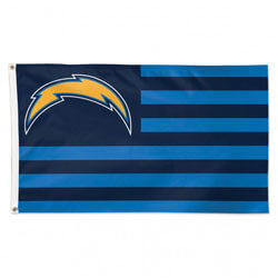 Los Angeles Chargers Americana Flag (3 ft x 5 ft) | FlagandBanner.com