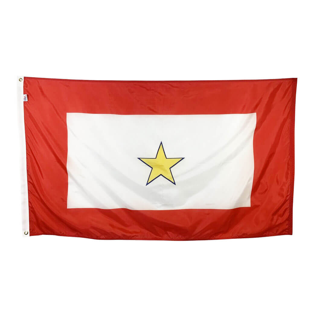 3x5 Gold Star Service Flag | FlagandBanner.com