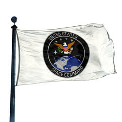 Space Command Flag, Nylon 3 x 5 ft | FlagandBanner.com