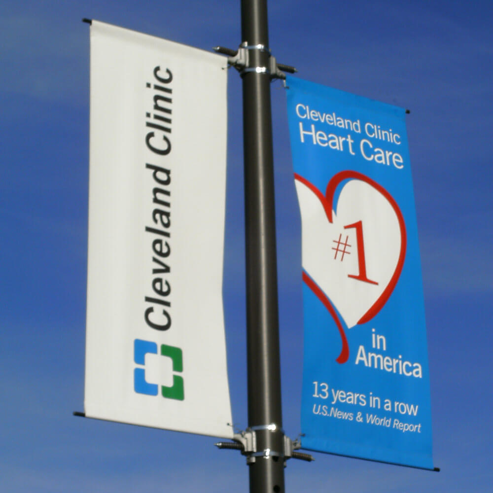 Double Banner Saver - Street Pole Banner Kit - Best Street-Pole DOUBLE ...