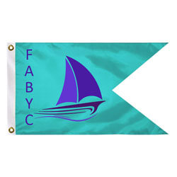 Custom Printed Single Reverse Burgee Flag | FlagandBanner.com