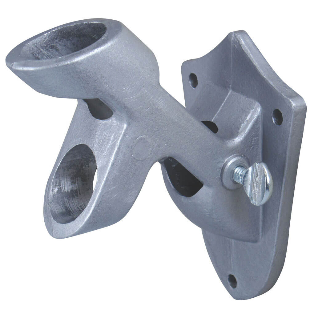 2-way Bracket (Fits 1 in Dia Pole) Aluminum | FlagandBanner.com