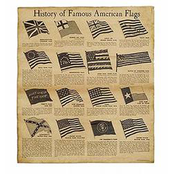 History of Famous American Flags Document Replica | FlagandBanner.com