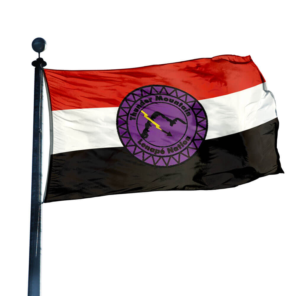 Thunder Mountain Lenape Flag | FlagandBanner.com