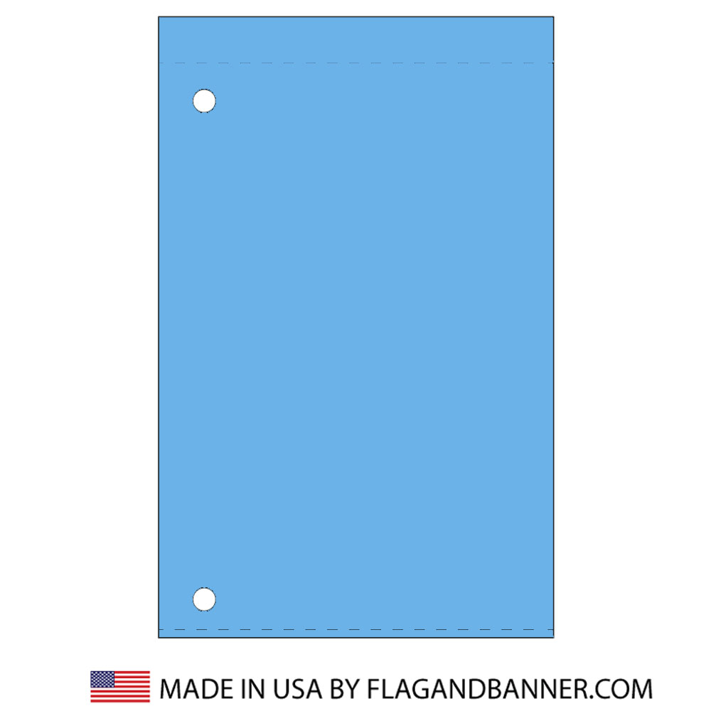 Nylon Bluebird Solid Color Drape Banner | FlagandBanner.com