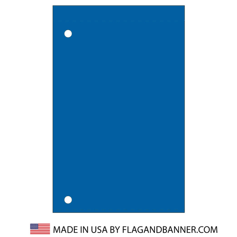 Nylon Bell Blue Solid Color Drape Banner | FlagandBanner.com