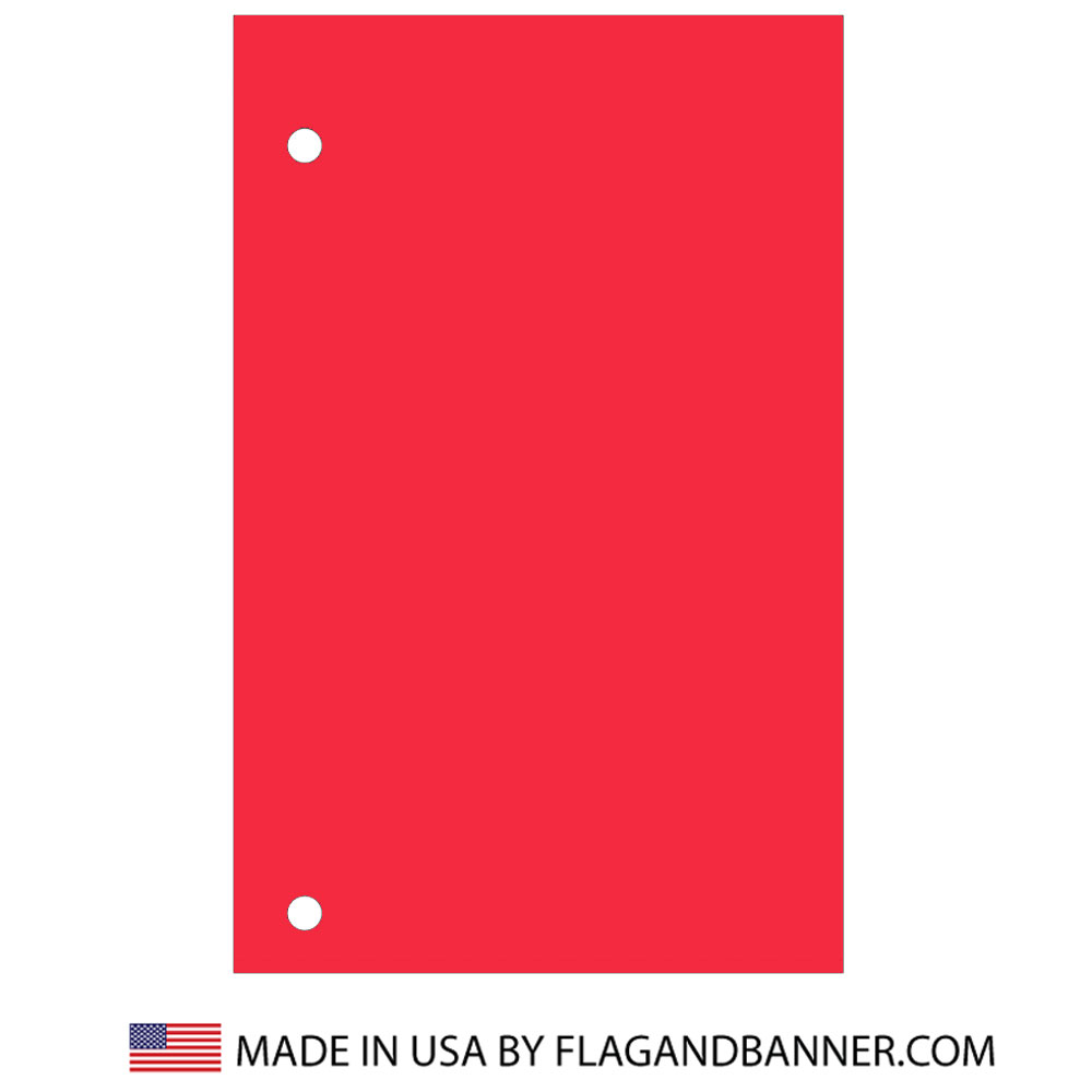 Nylon Bright Red Solid Color Drape Banner | FlagandBanner.com