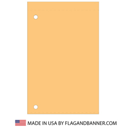 Buff Nylon Drape Banner, 2-1/2 ft x 8 ft | FlagandBanner.com