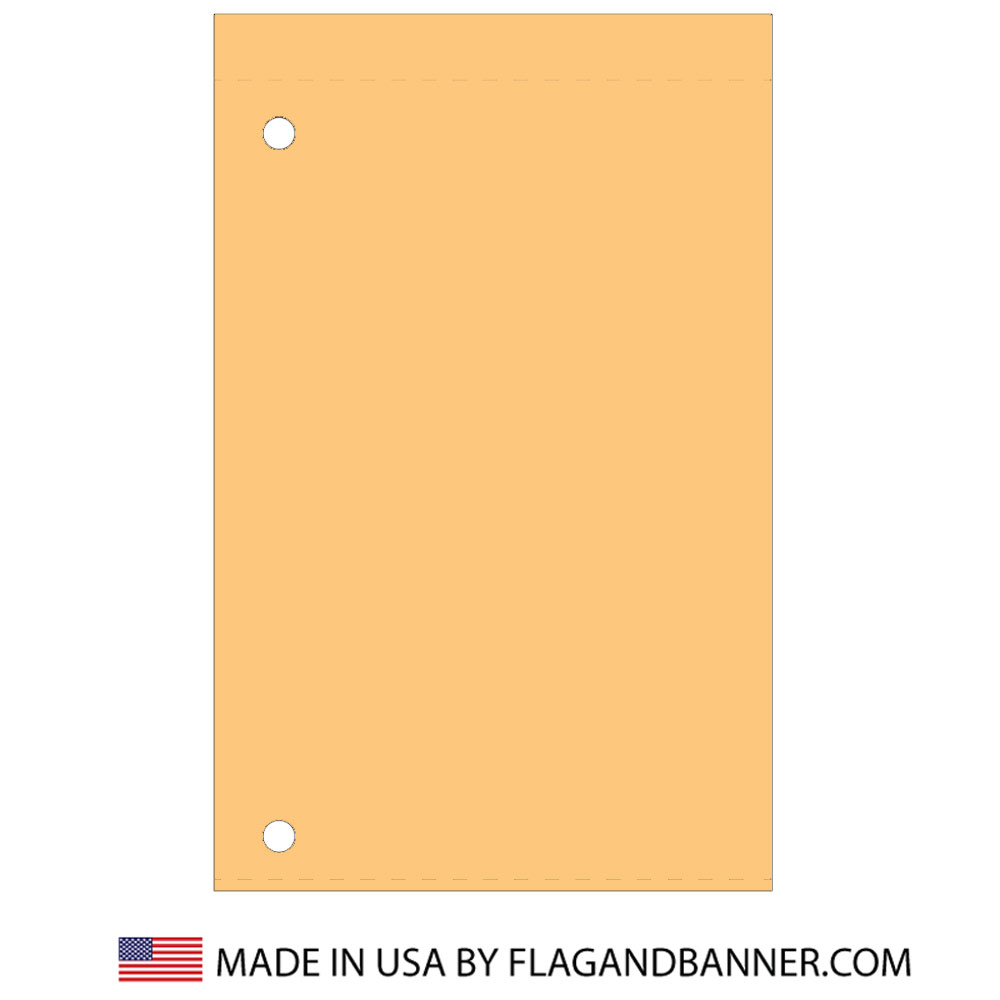 Buff Nylon Drape Banner, 2-1/2 ft x 8 ft | FlagandBanner.com