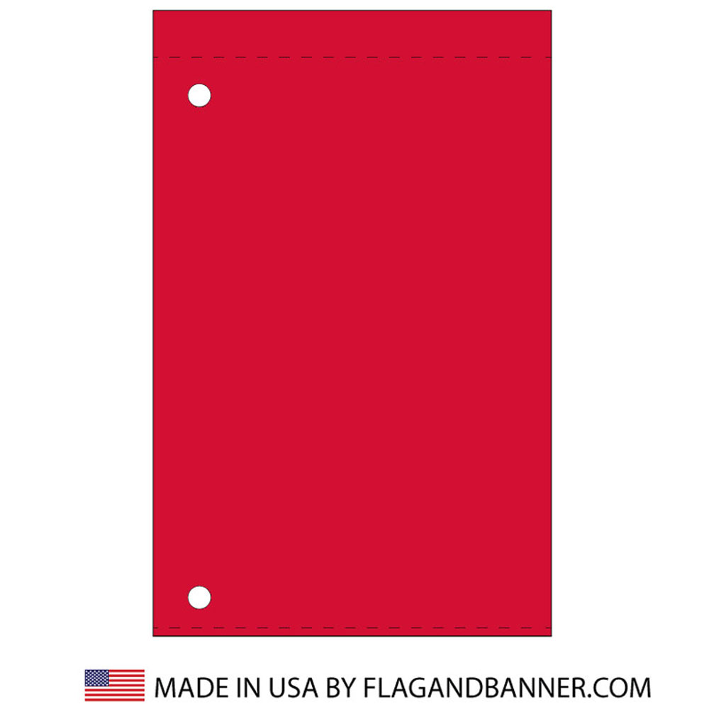 Nylon Old Glory Red Solid Color Drape Banner | FlagandBanner.com