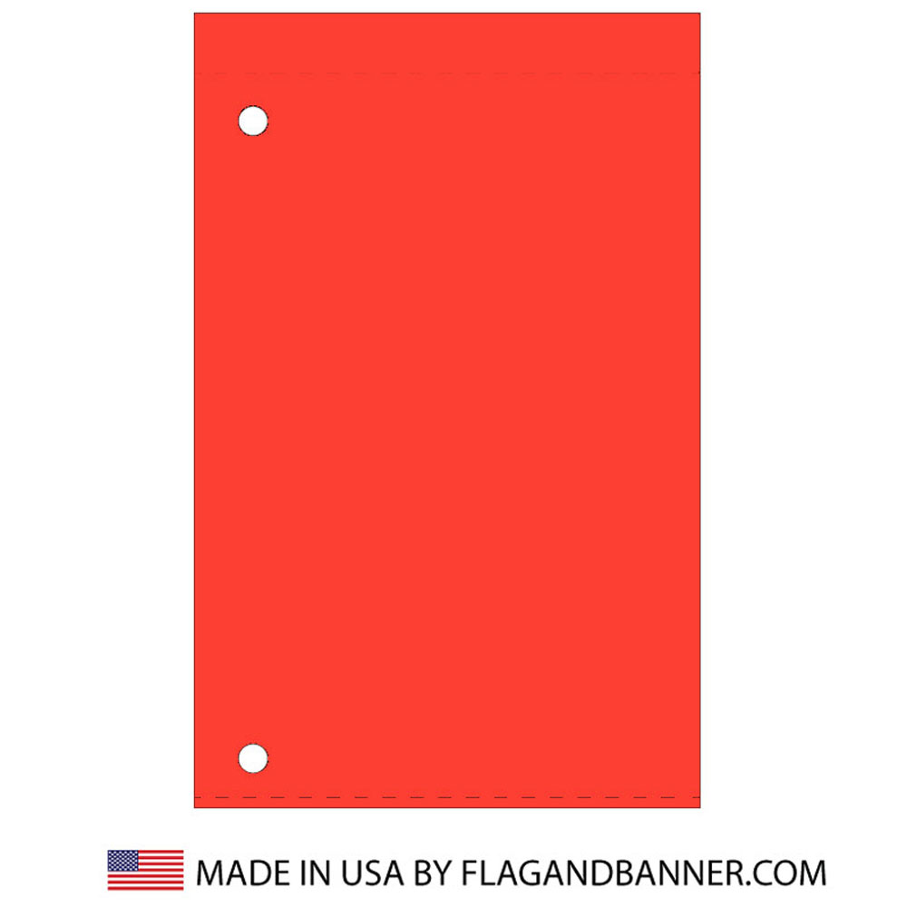 Nylon Warm Red Solid Color Drape Banner | FlagandBanner.com