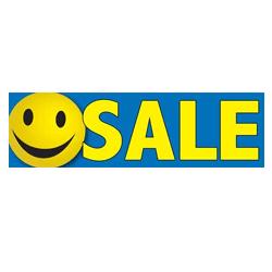Sale Smiley Face Banner | FlagandBanner.com