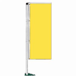 Daffodil Nylon Drape Banner, 3 ft x 6 ft | FlagandBanner.com