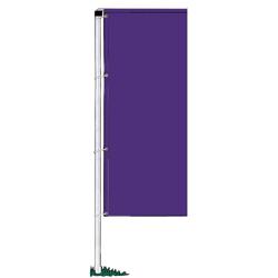 Purple Nylon Drape Banner, 3 ft x 6 ft | FlagandBanner.com