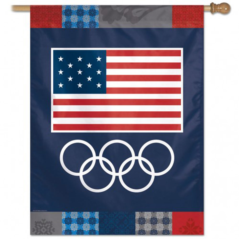 Olympic Rings Banner, DBANN42647081 | FlagandBanner.com