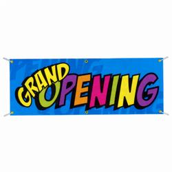 Comic Book Style Grand Opening Banner | FlagandBanner.com
